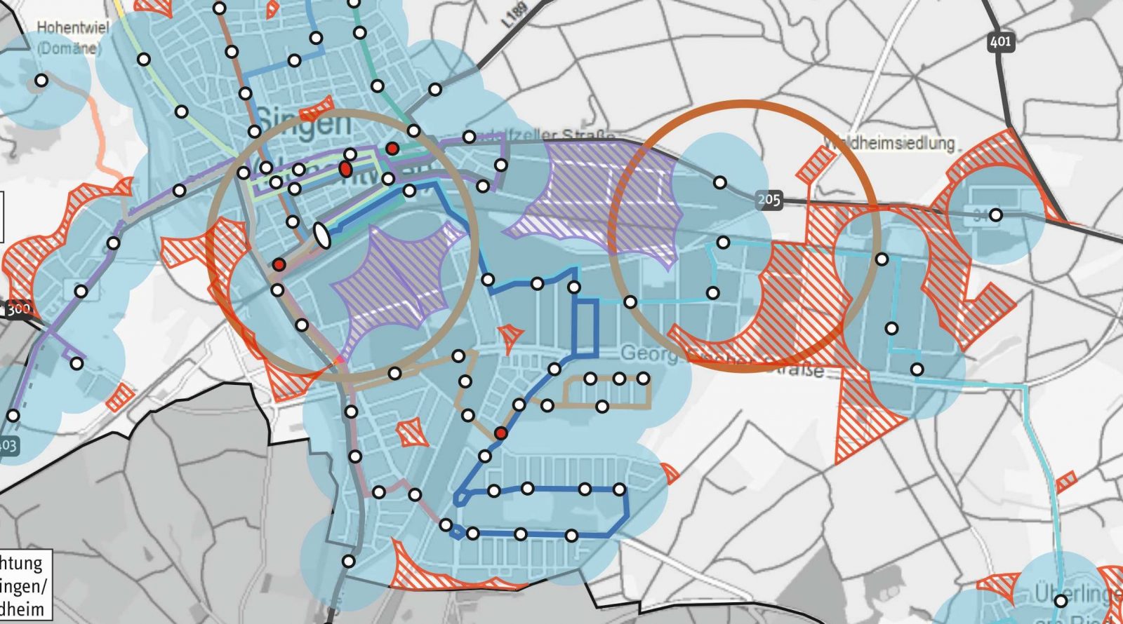 Stadtbussystem Singen unter die Lupe genommen